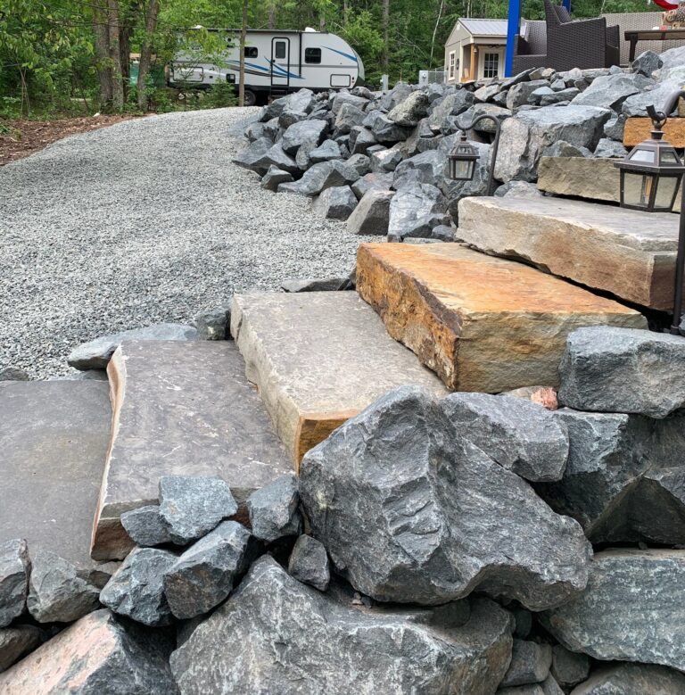 Highland Blue Steps - Great Lakes Stone Supply