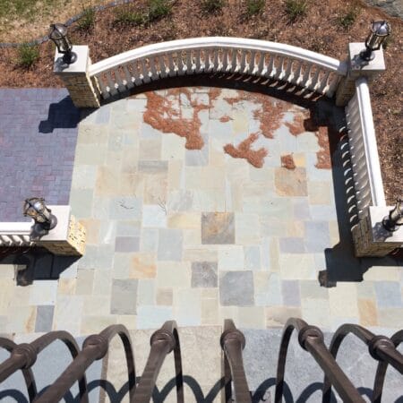 1.5" Full Color Bluestone Random Pattern - Great Lakes Stone Supply