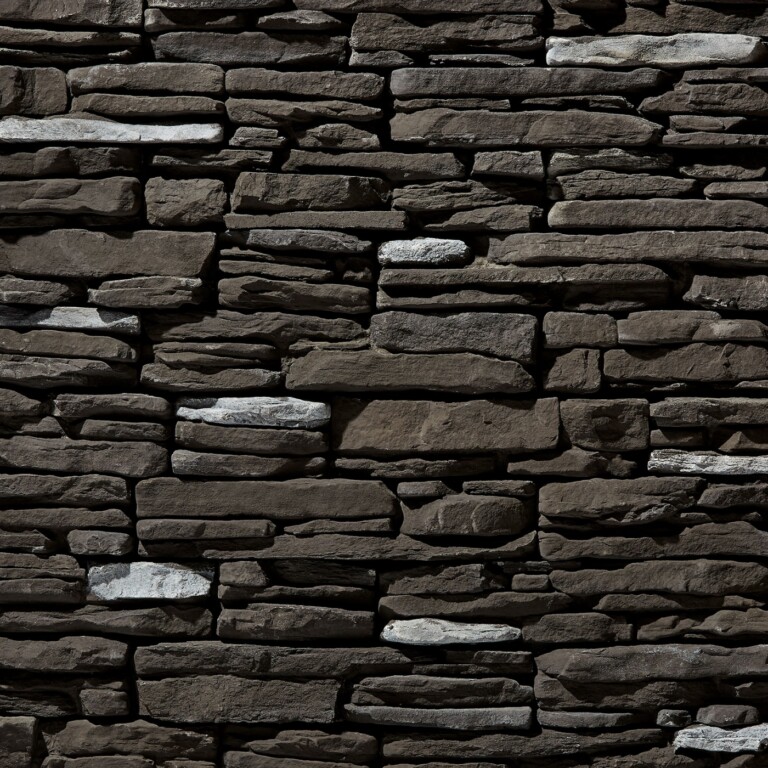 Black Rundle Rustic Ledgestone - Great Lakes Stone Supply